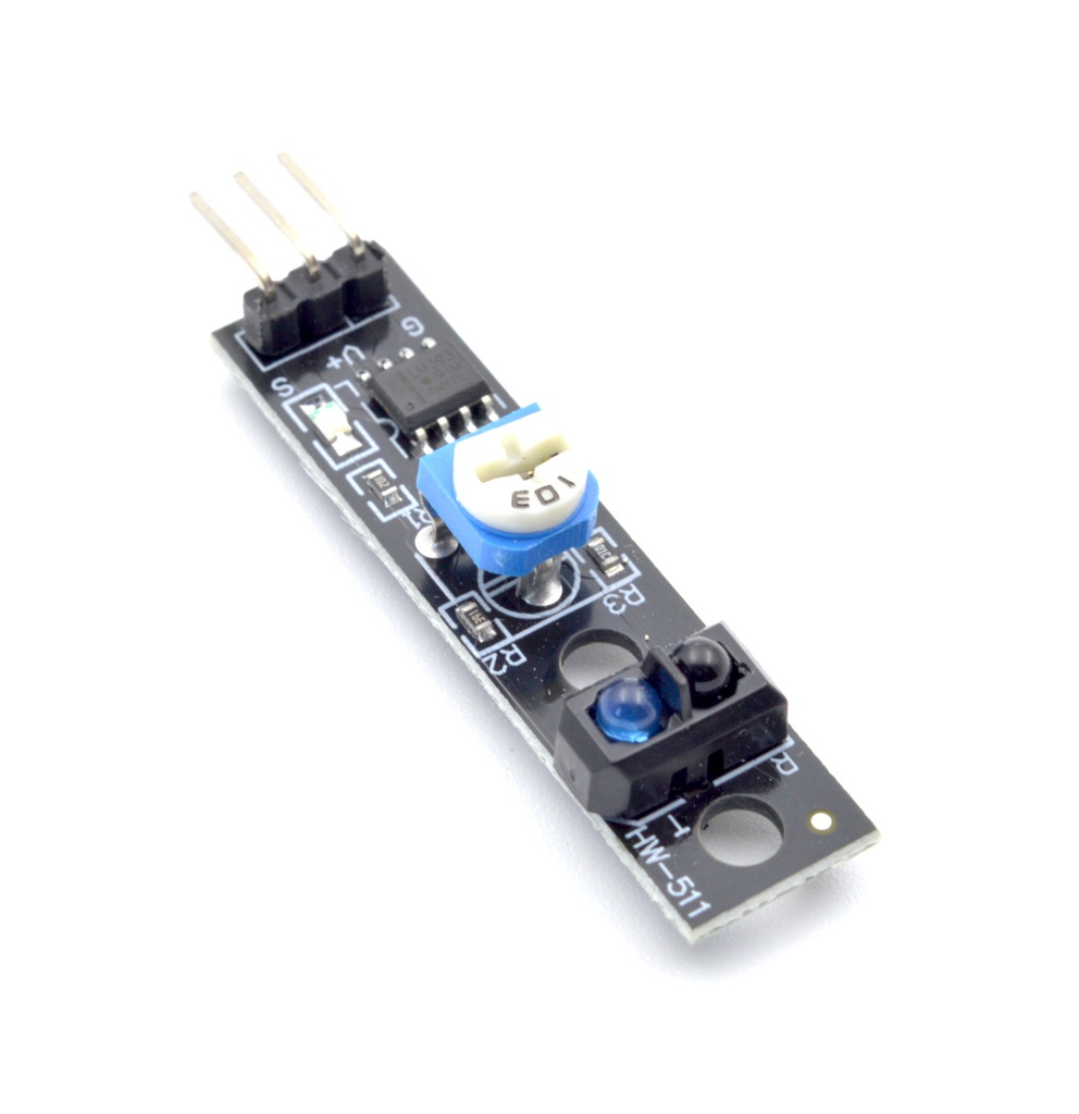 Sensor infrarrojo seguidor de línea TCRT5000 HW-511 | Digital CoDesign